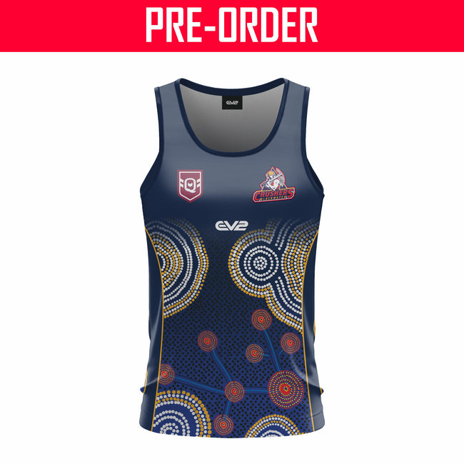Blackwater Crushers JRL - Training Singlet - INDIGENOUS