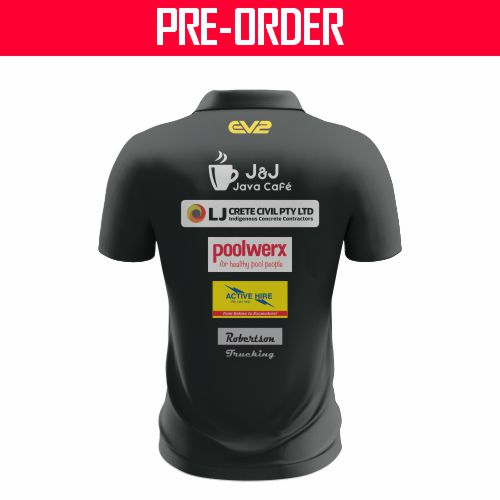 Burpengary Jets JRL - Black Club Polo