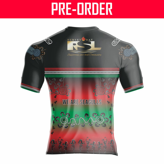 Hervey Bay Seagulls - Supporters Replica Indigenous Pro Jersey (ADULTS)