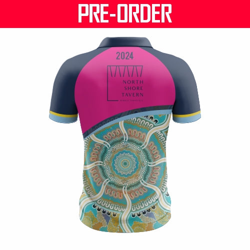 Norths Devils RL Townsville - Indigenous - Club Polo (Ladies) - SHOP - 2024