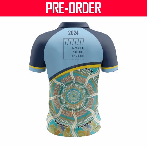 Norths Devils RL Townsville - Indigenous - Club Polo (Mens) - SHOP - 2024